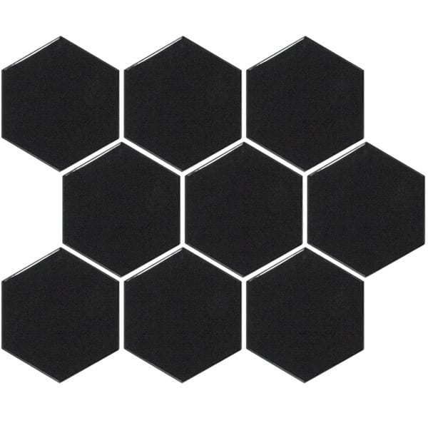 Hive Sort Blank 12,4x10,7 - Mosaikhjørnet - Fliser, klinker og mosaik ...