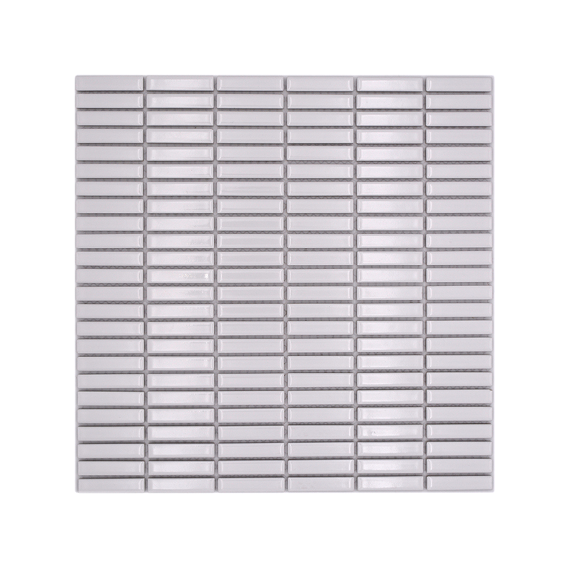 Kit Kat Mosaik Hvid Blank 1x4,8 cm - Mosaikhjørnet