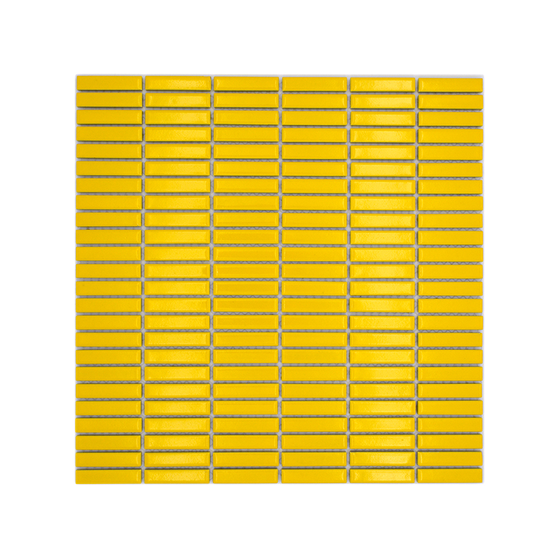 Kit Kat Mosaik Gul Blank 1x4,8 cm - Mosaikhjørnet