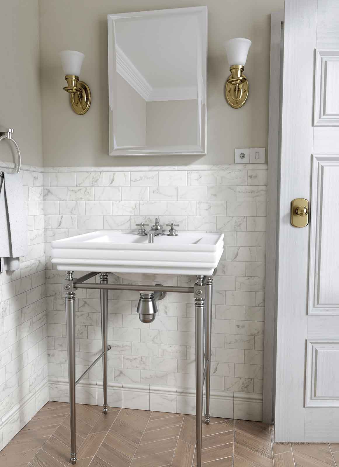 Metro Carrara 7,5x15 - Mosaikhjørnet - Fliser, klinker og mosaik til ...