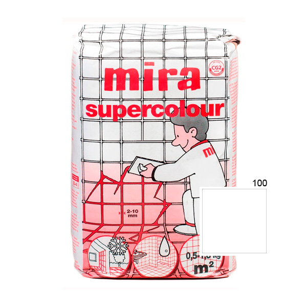 Mira Supercolour 100 5 kg - Mosaikhjørnet - Fliser, klinker og mosaik ...